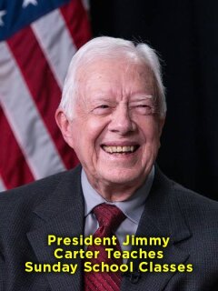 President Jimmy Carter Teaches Sunday School Classes | Xfinity Stream